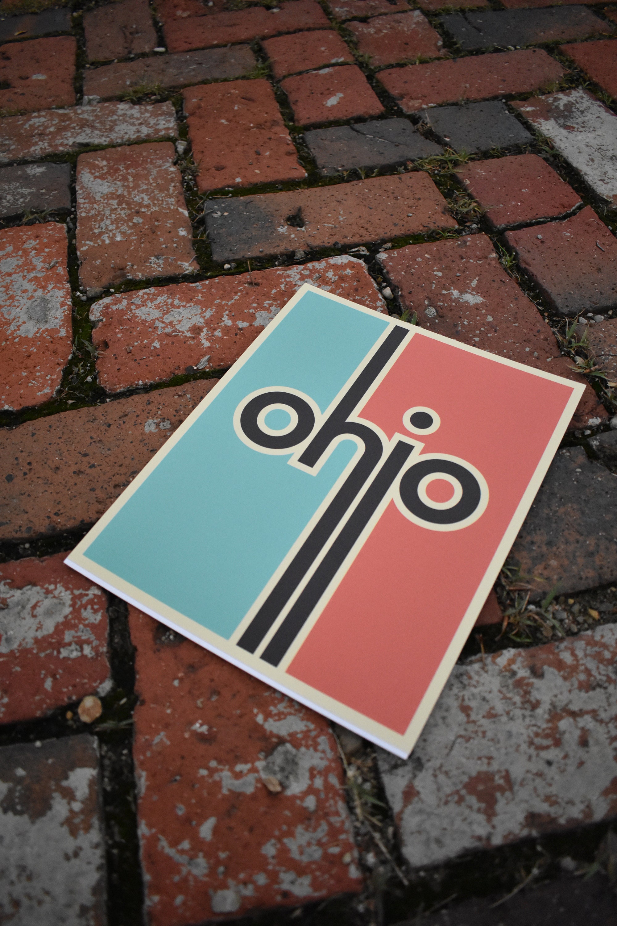 Ohio Retro Vintage Poster Print | Etsy