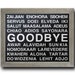 GOODBYE Languages POSTER PRINT Multiple Different Language - Etsy