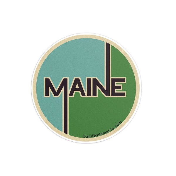 Maine Bumper Sticker - Etsy