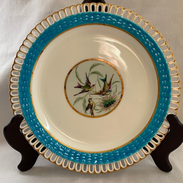 Antique Reticulated Plate - Etsy