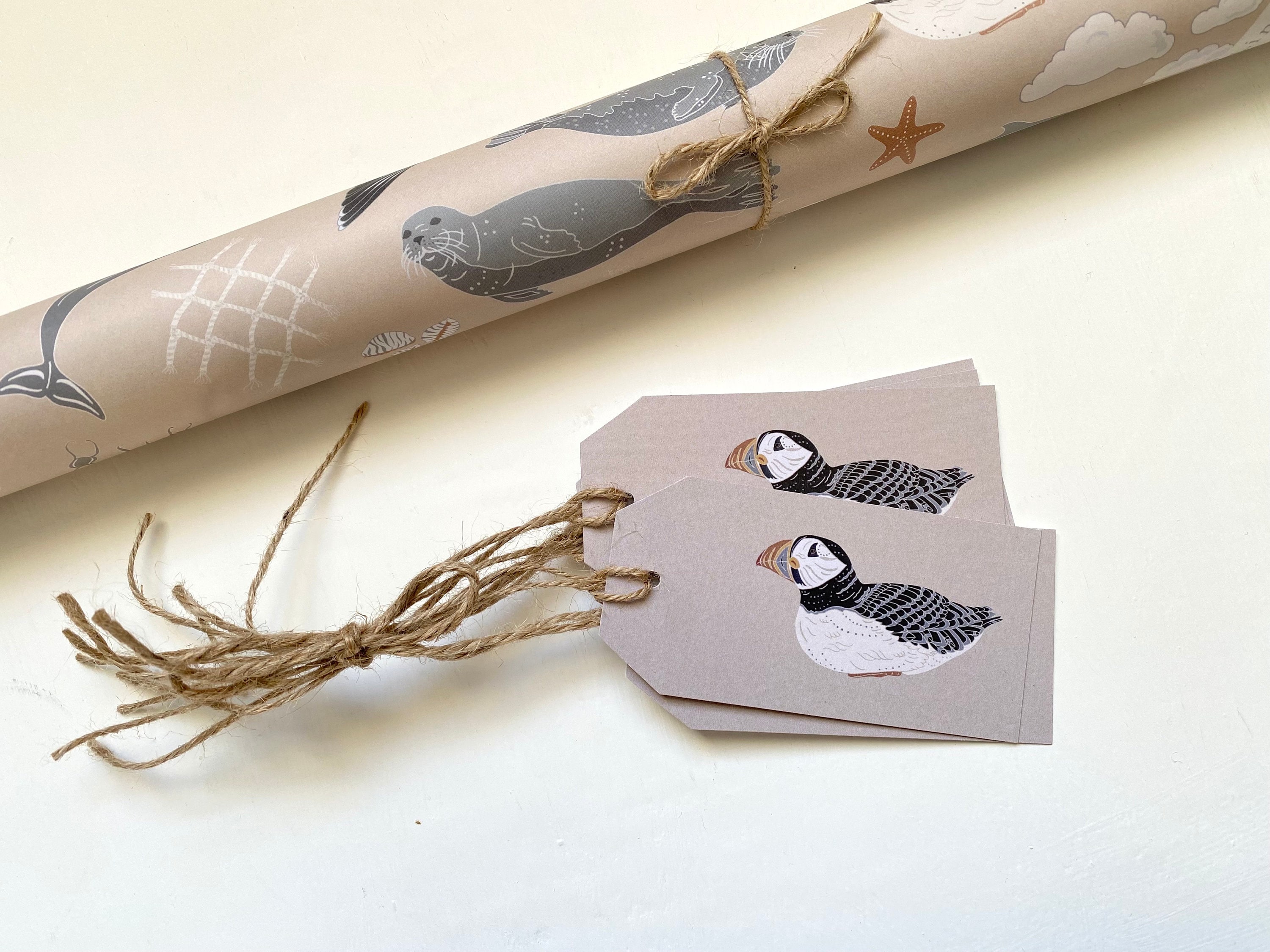 Puffin Gift Tags - Etsy