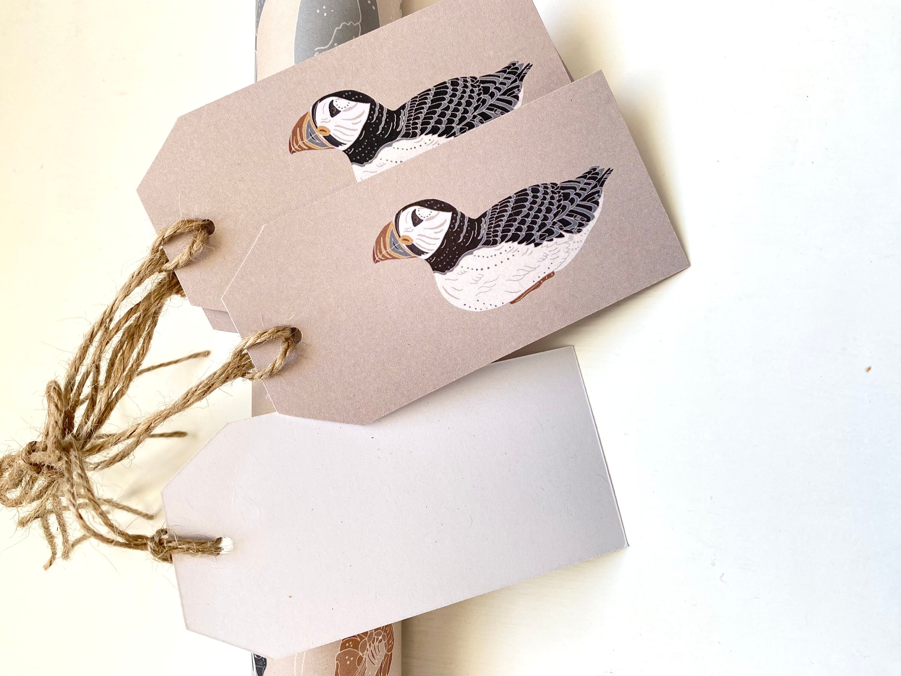 Puffin Gift Tags - Etsy