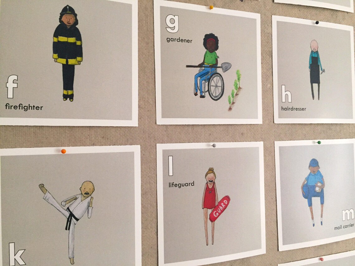 People You May Meet Abcs. Multicultural ABC Poster. Nursery - Etsy