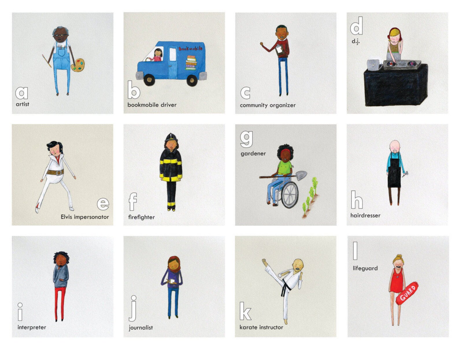 People You May Meet Abcs. Multicultural ABC Poster. Nursery - Etsy