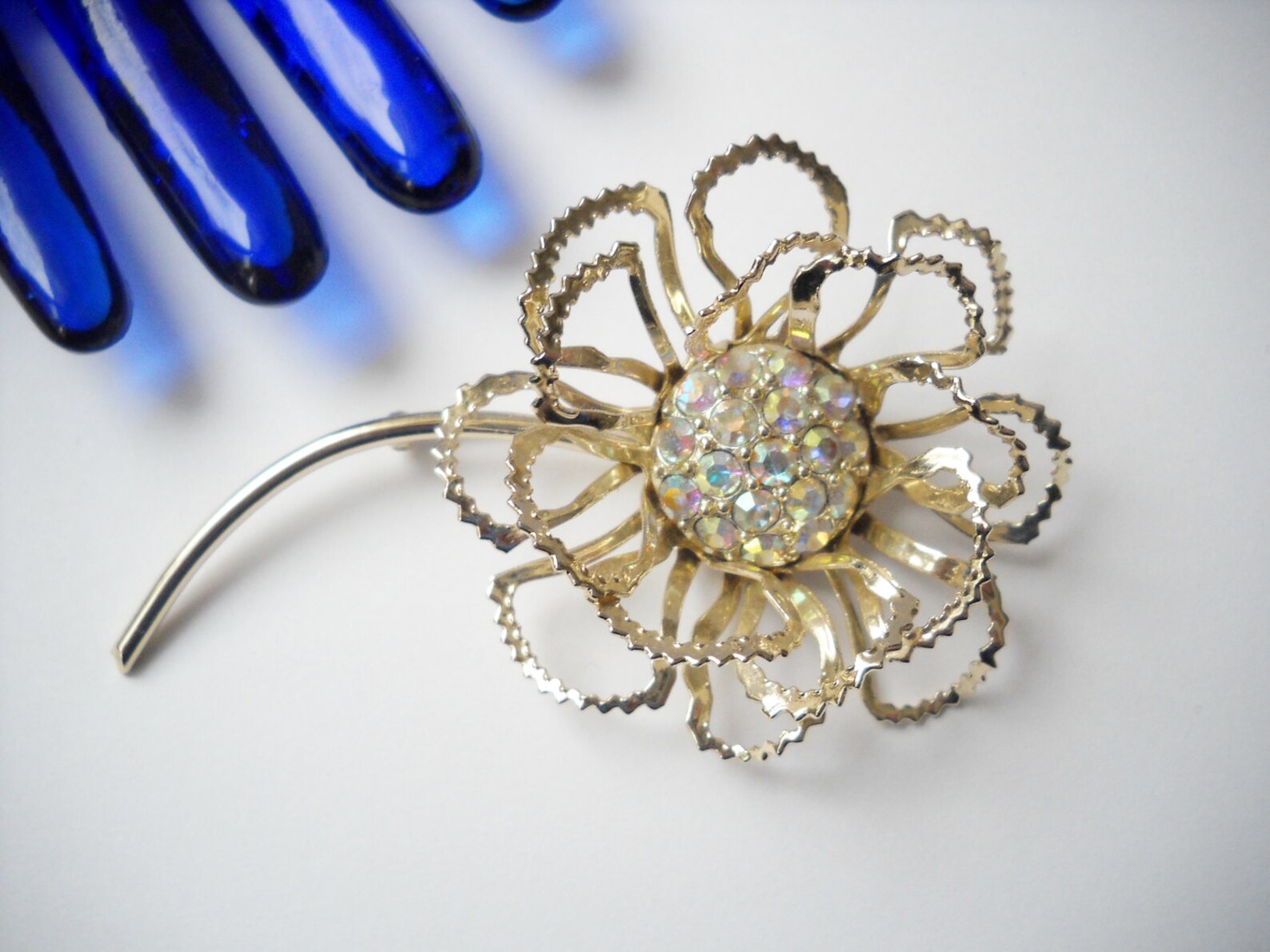 Brooch Vintage Brooch Flower Sarah Coventry Large Allusion | Etsy