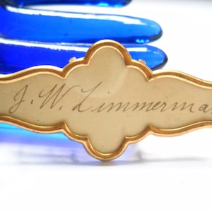 Victorian Name Tag Brooch Whitehead & Hoag Co. Newark New Jersey ...