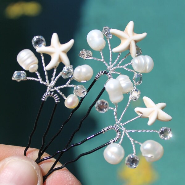 Shell Hair Pin - Etsy