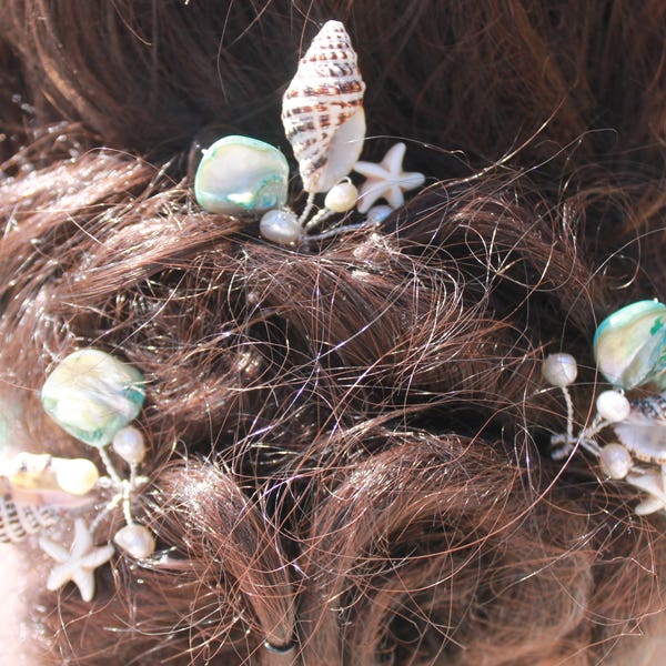 Starfish Hair Pin - Etsy