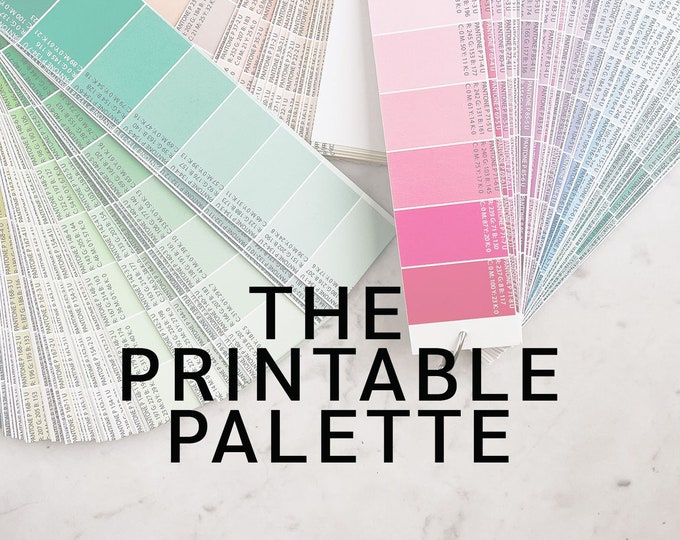 PDF Digital Print of Color Test Chart (CMYK & Rgb) - DTG Color Swatch ...