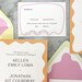 Retro Squiggle Wedding Invitation 6pc Set Wavy Wedding - Etsy