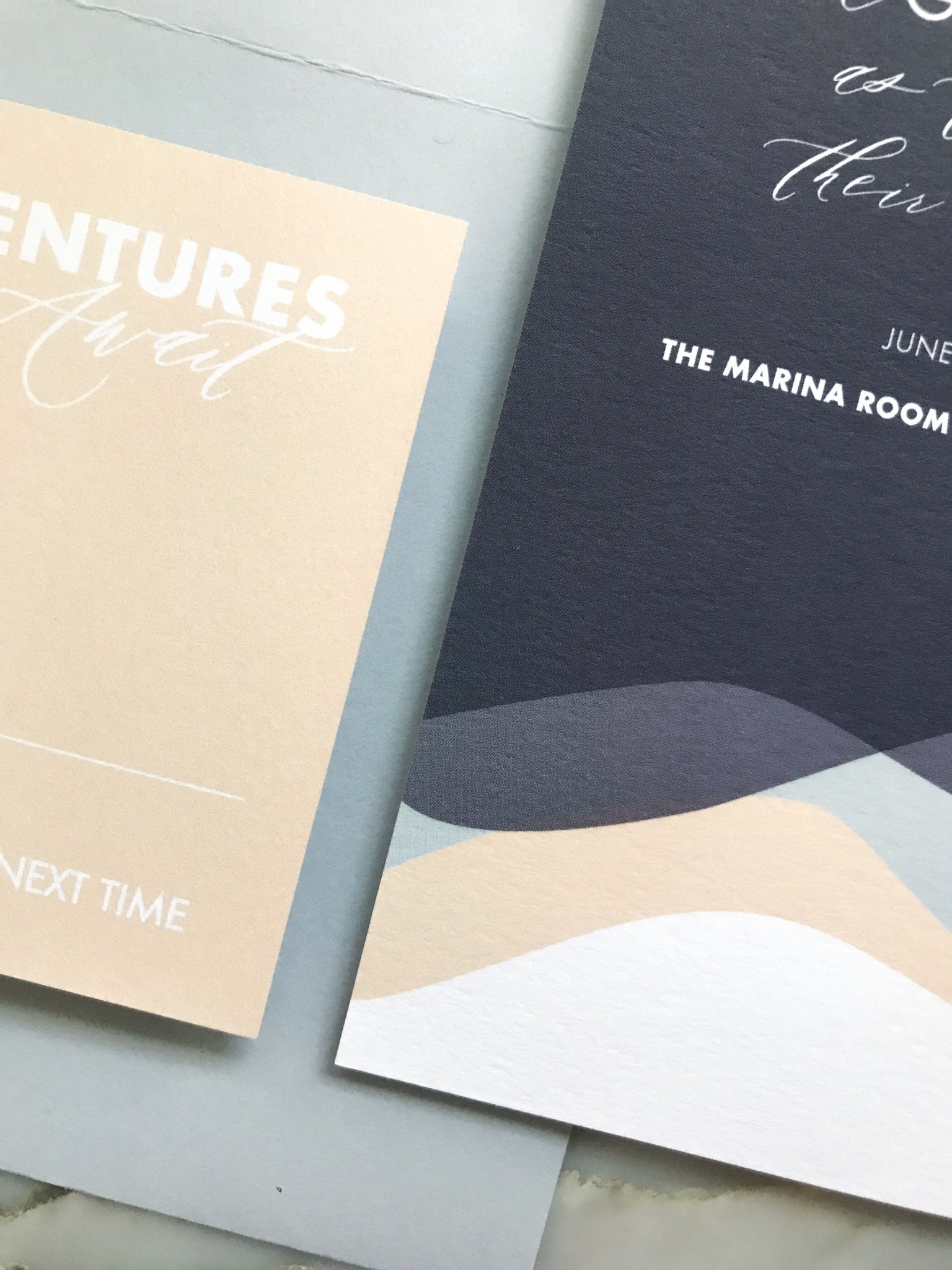 Adventure Awaits Save the Date Card Can Embody a Mountain - Etsy