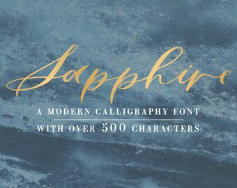 Modern Sapphire - Etsy