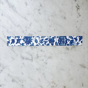 Blue China Pattern Belly Band, SET OF 25 | Belly Band Wrap for Wedding ...