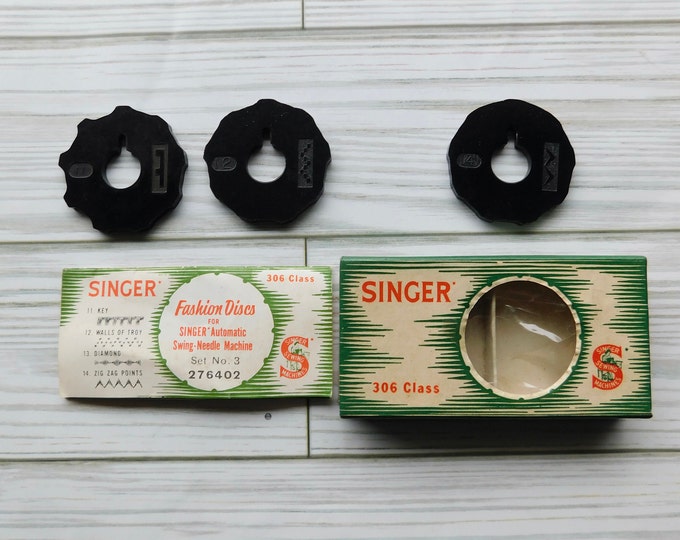 Singer Fashion Discs for Automatic Swing Needle Machine 306 Class Set ...