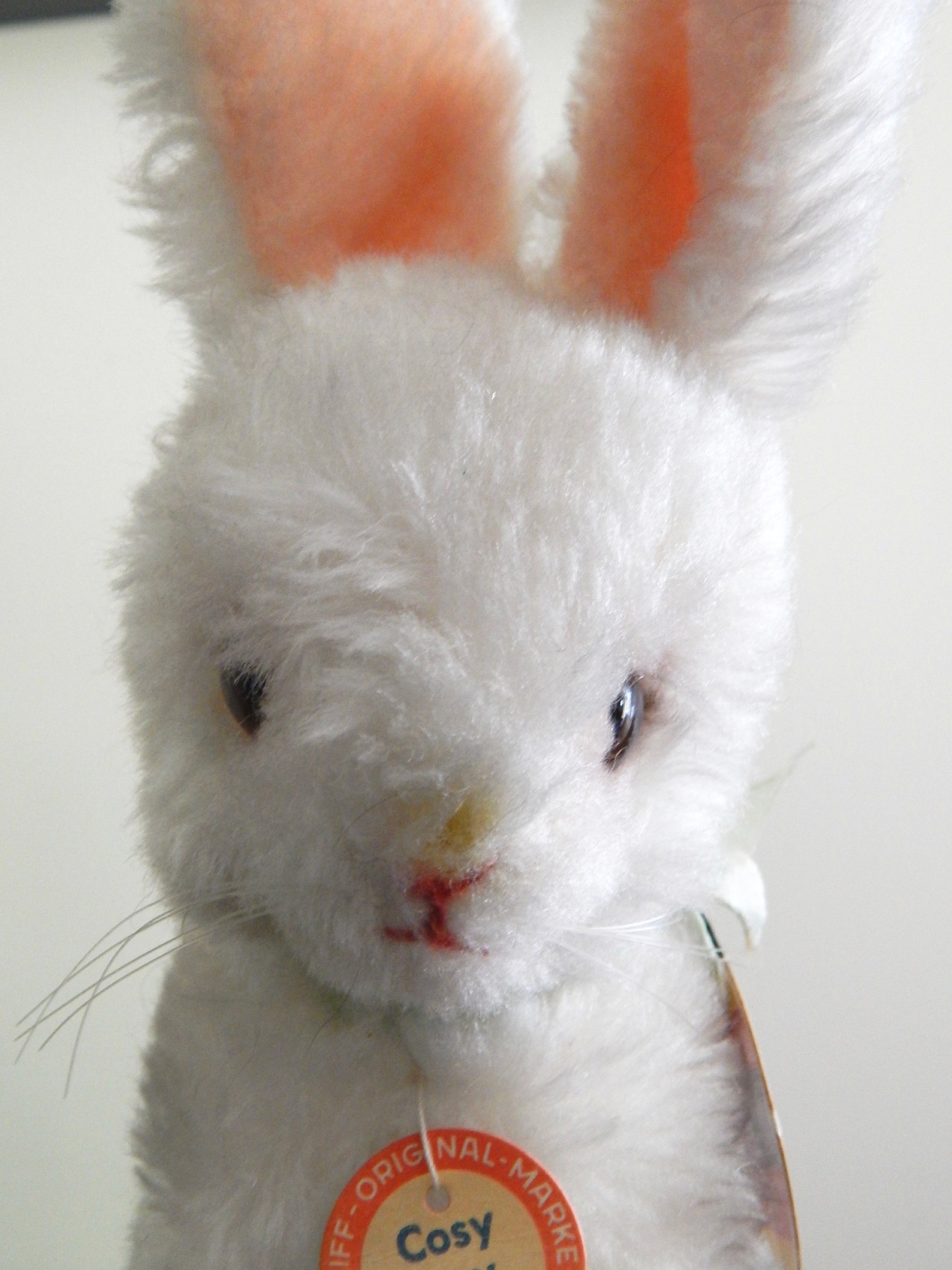 Steiff White Rabbit Plush Toy Stuffed Animal Cosy Issy All | Etsy