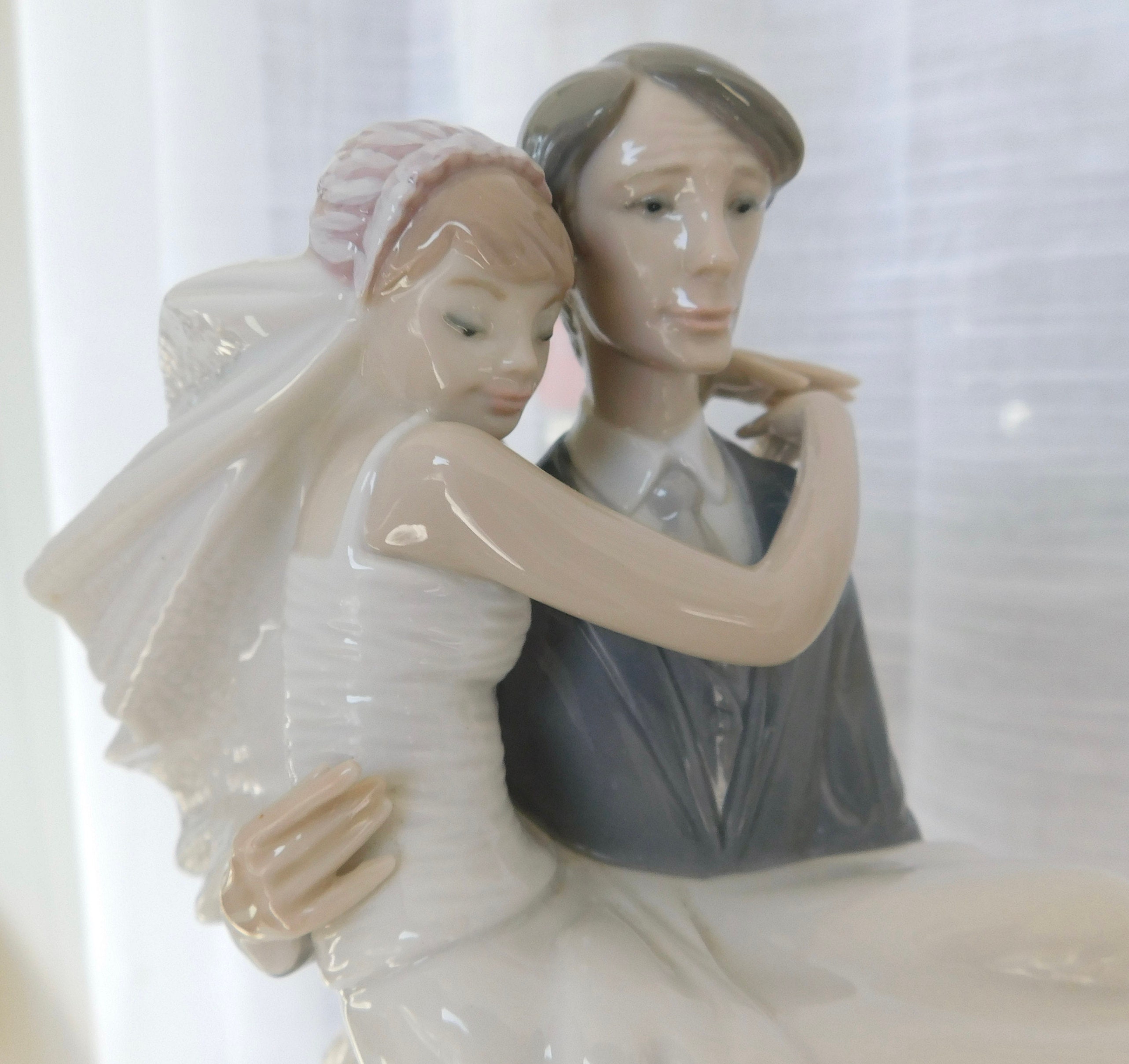 Lladro Over the Threshold Porcelain Figurine Bride and Groom - Etsy