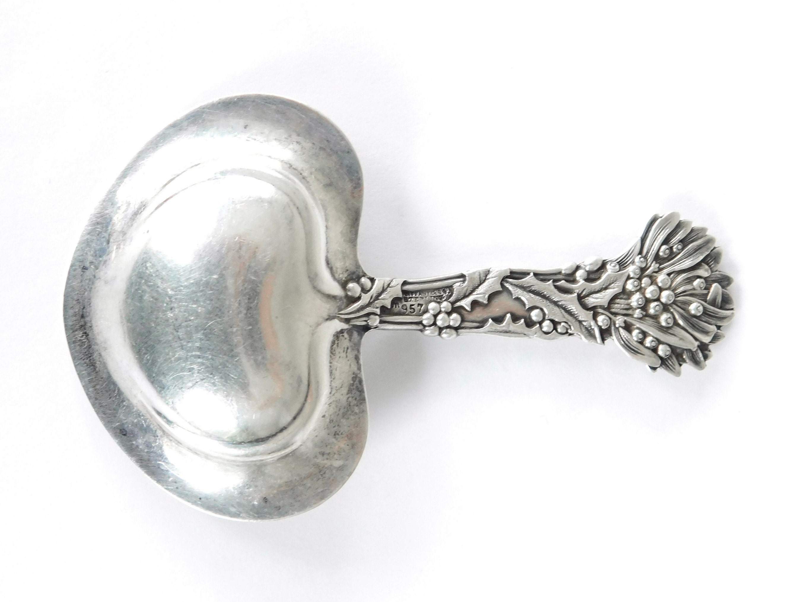 Tiffany & Co Sterling Silver Bon Bon Nut Spoon Mistletoe - Etsy