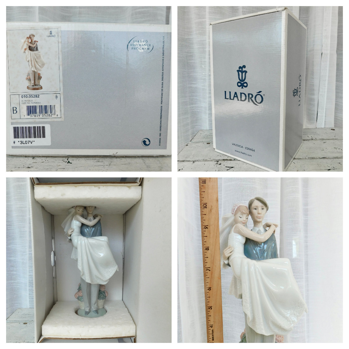 Lladro Over the Threshold Porcelain Figurine Bride and Groom - Etsy