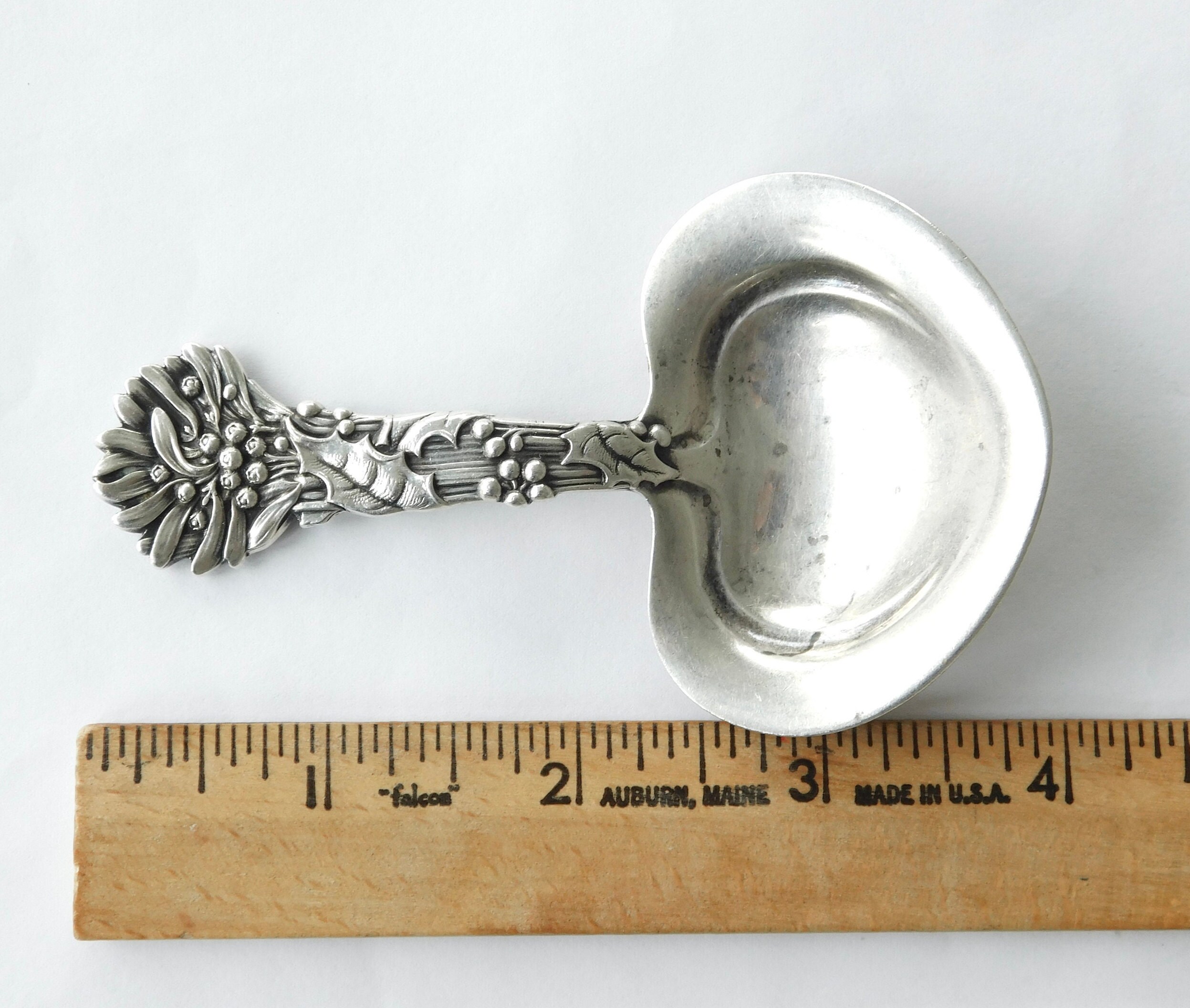 Tiffany & Co Sterling Silver Bon Bon Nut Spoon Mistletoe - Etsy