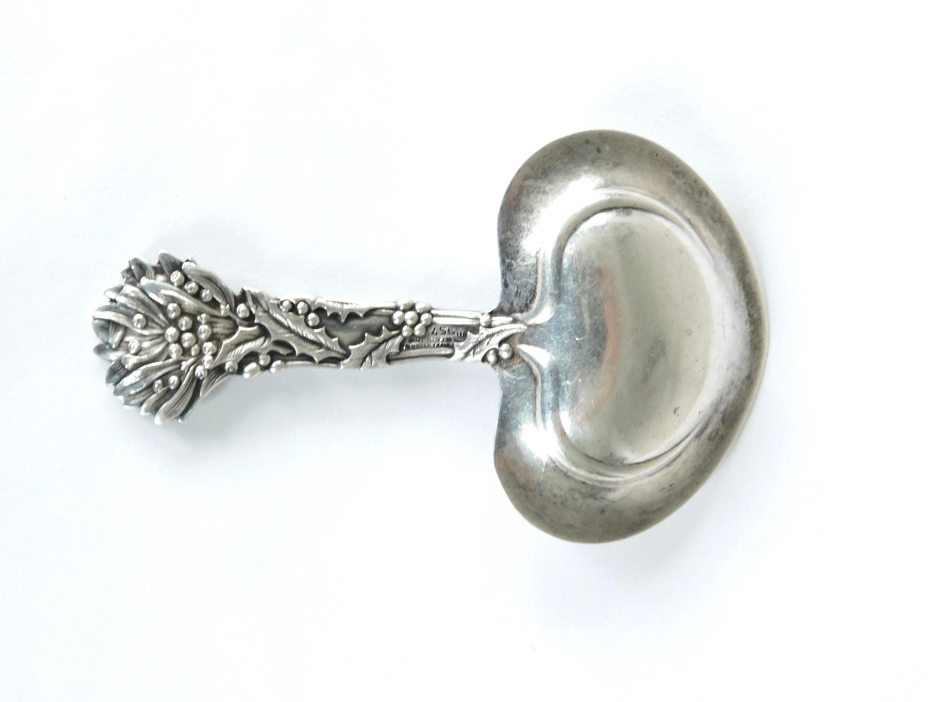 Tiffany & Co Sterling Silver Bon Bon Nut Spoon Mistletoe - Etsy