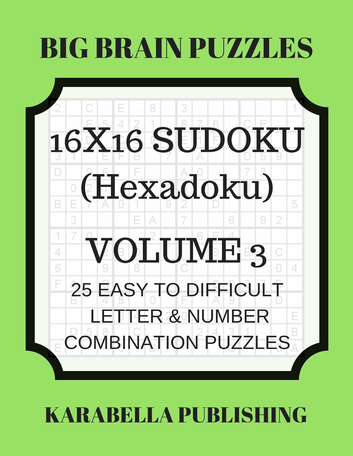 Hexadoku Sudoku 16x16 16x16 Sudoku Sudoku Print Mega Sudoku Digital ...