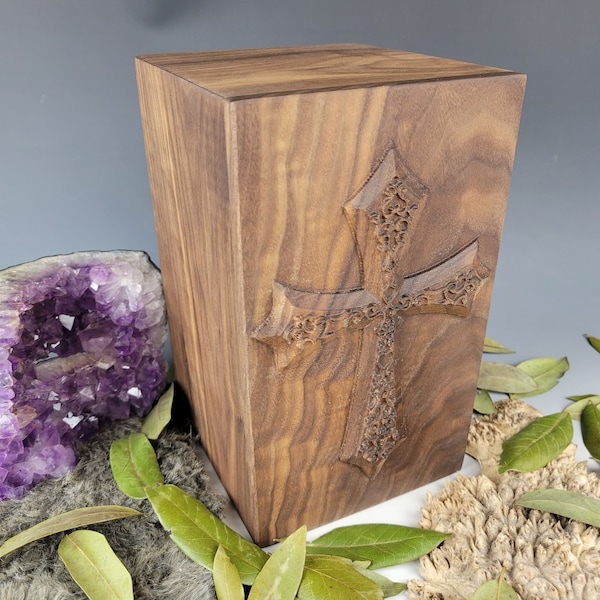Celtic Cross Cremation Urn - Etsy