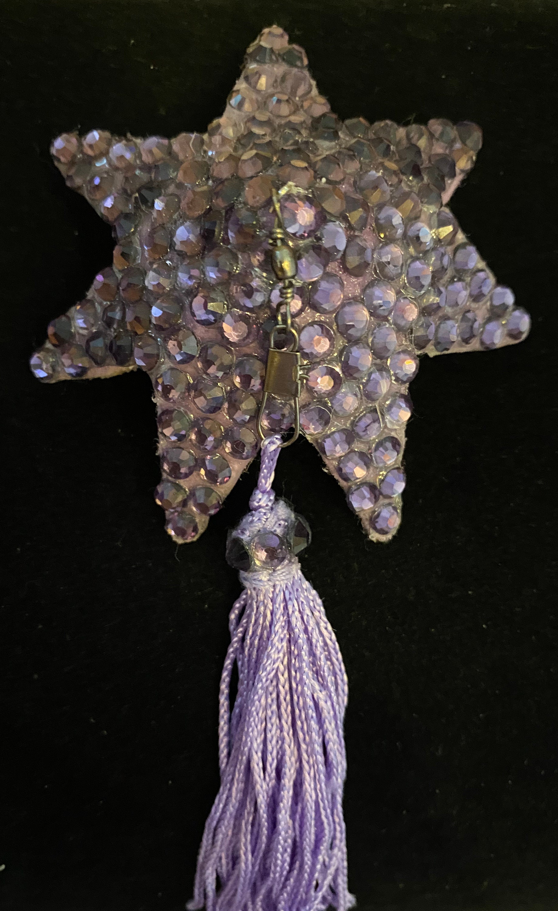 Burlesque Pasties 7 Pointed Star Tassels Custom Color Rhinestone ...