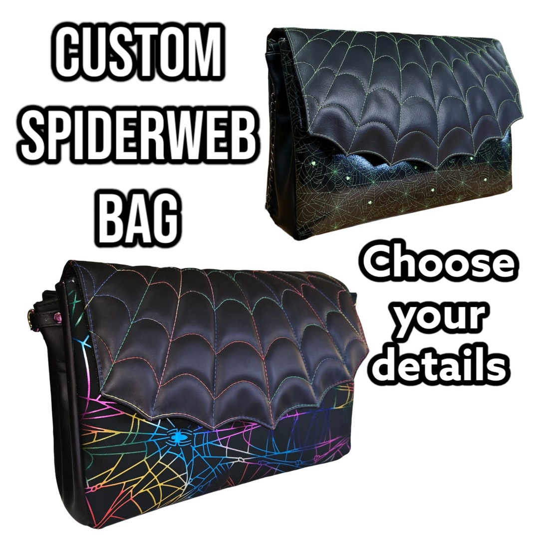 Spiderweb Bag- CUSTOM | Purse Crossbody Shoulder | Handcrafted USA ...