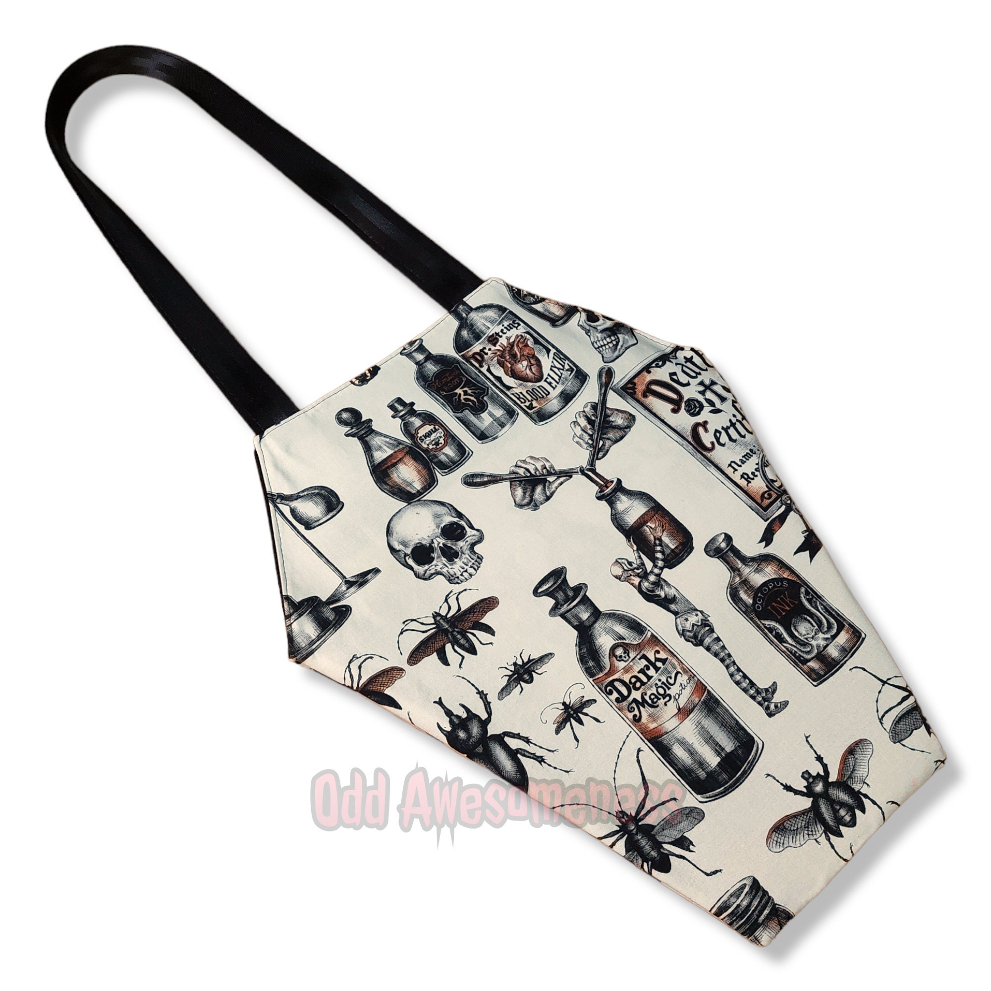 CUSTOM Coffin Shaped Tote Purse Bag MULTIPLE PRINTS - Etsy