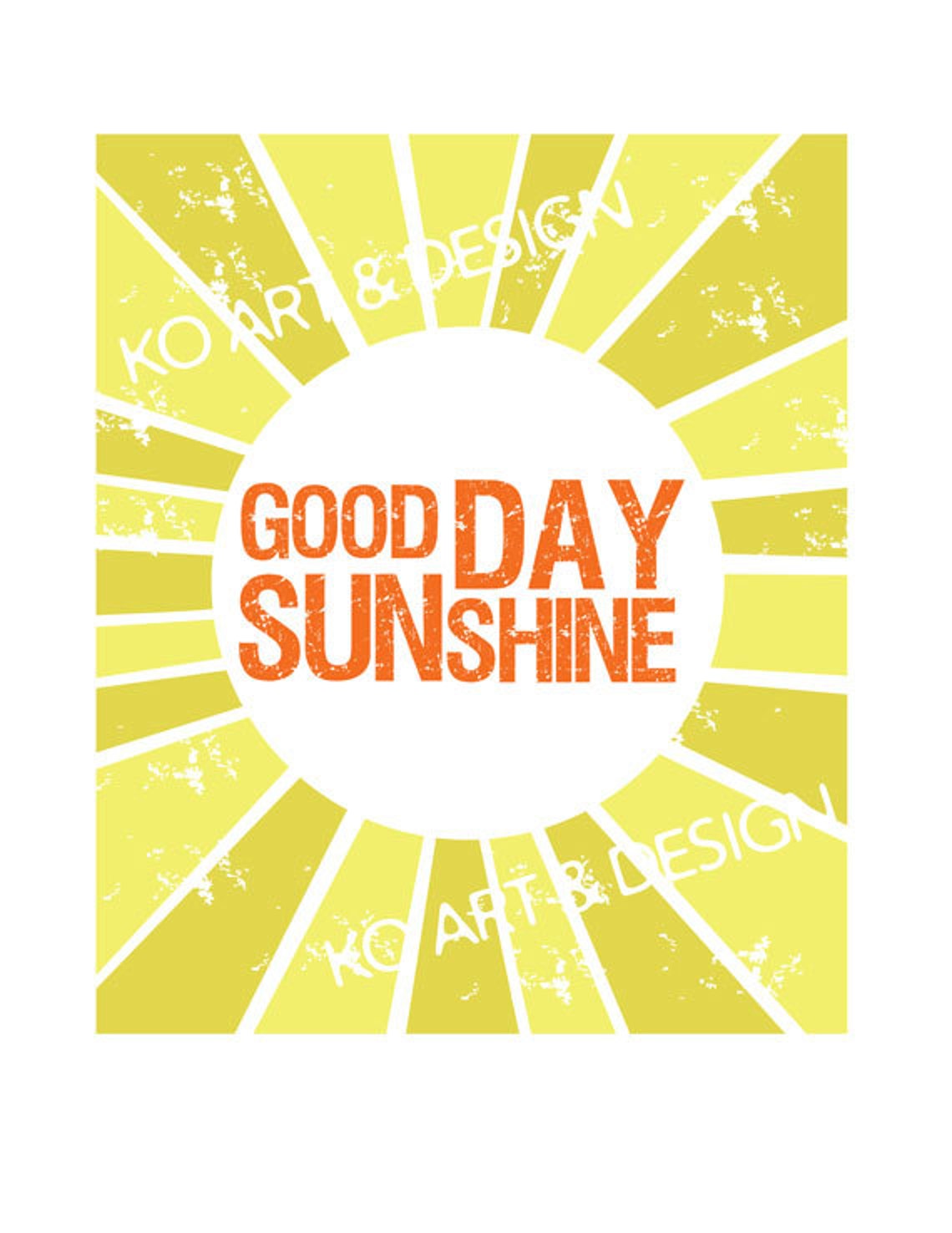 Good Day Sunshine Printable Download Inspirational Quote Lyric - Etsy
