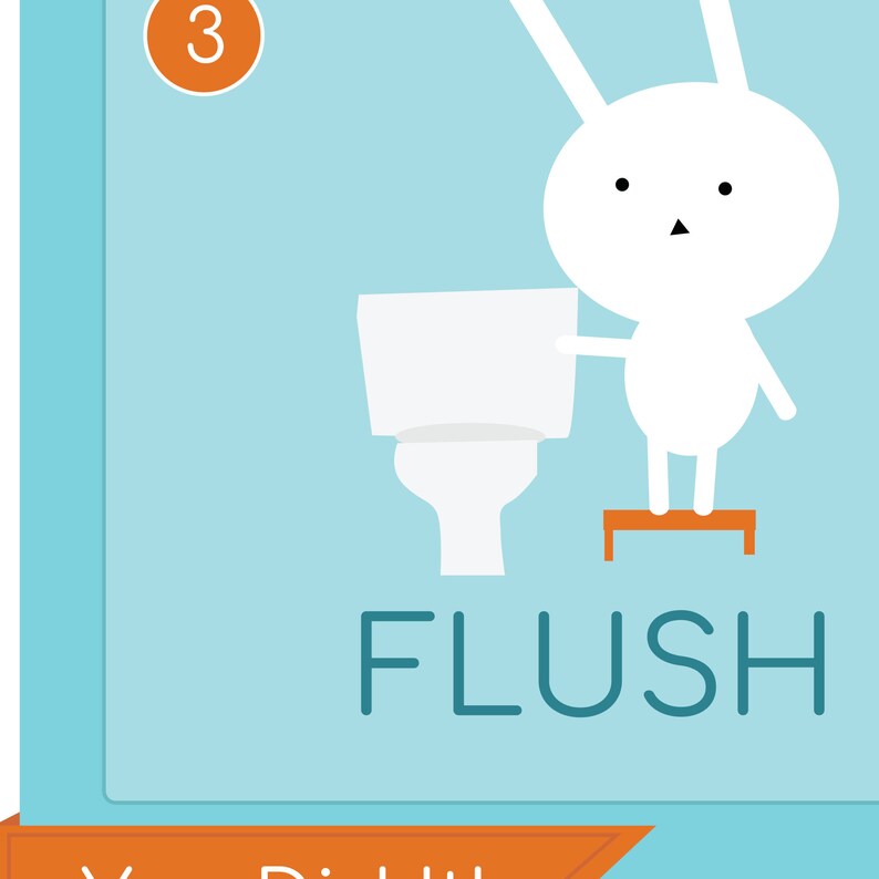 Potty Training Chart - Bunny Printable PDF for Boys, Girls, Kids ...