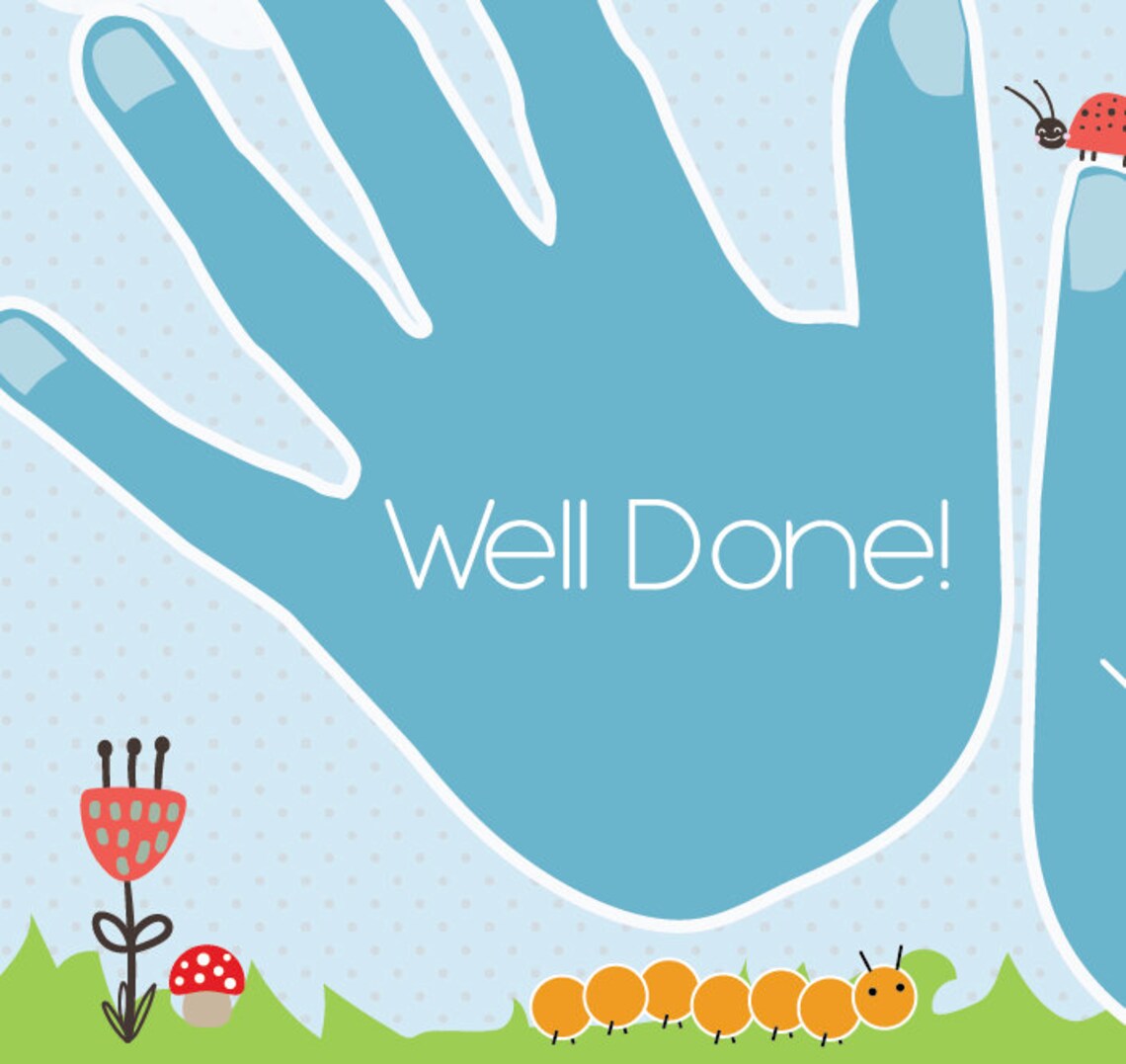 Stop Nail Biting reward chart Instant Download Printable | Etsy