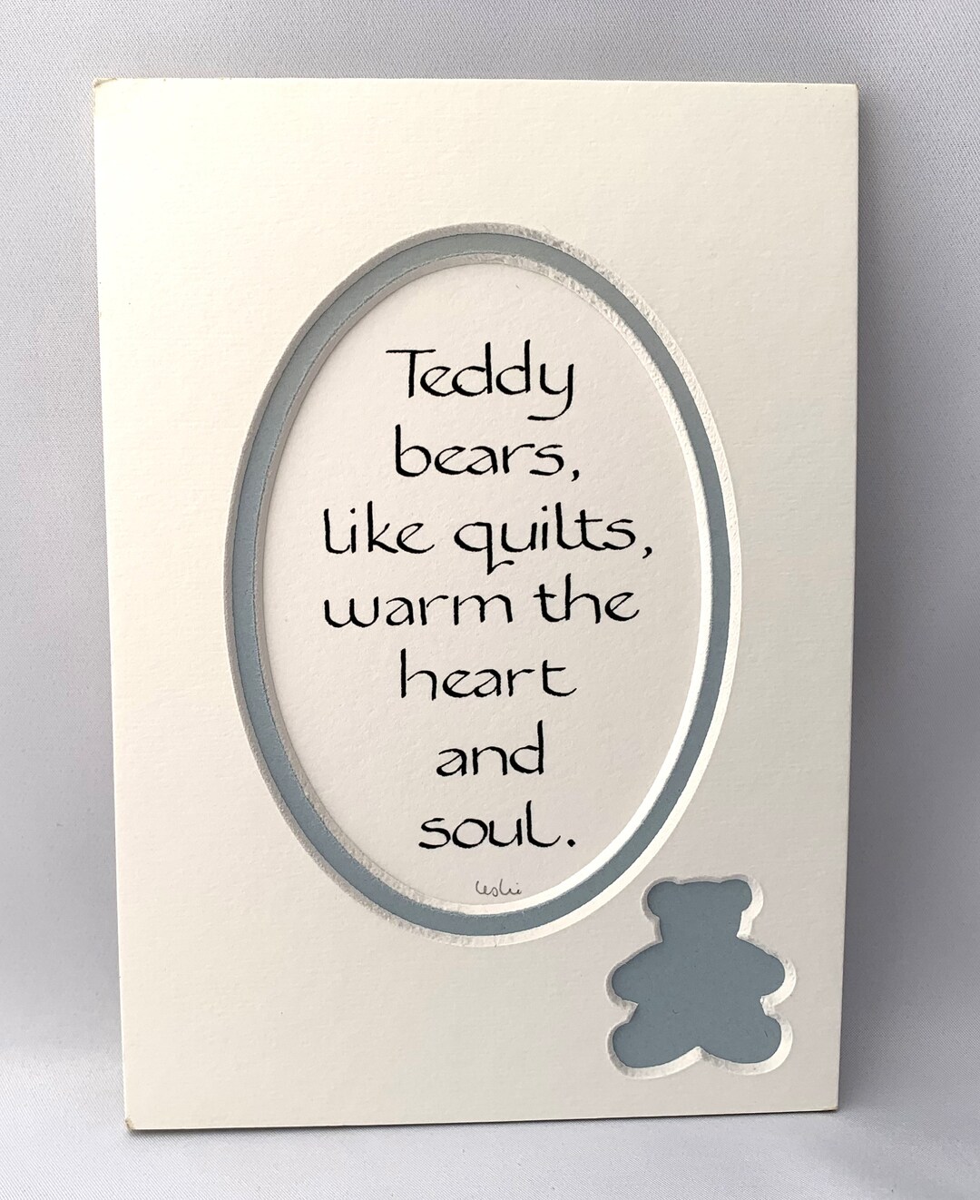 Cute Teddy Bear Calligraphy Quote, Handwritten, Perfect Gift Idea, Home ...