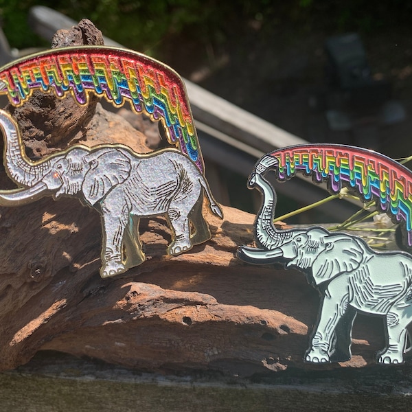 Elephant Lapel Pin - Etsy