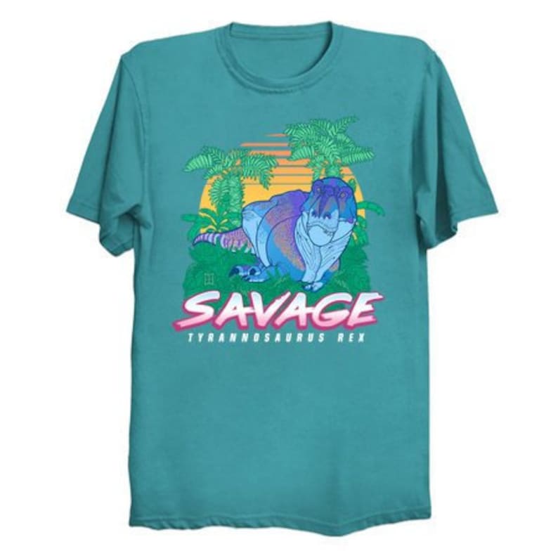 SAVAGE Tyrannosaurus Rex - Dino Shirt Dinosaur T-rex Tyrannosaur Rex T ...