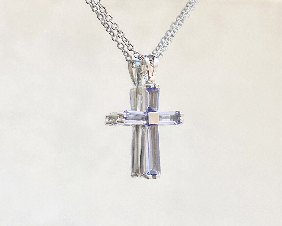 P157P Classic Mt St Helens Twilight Purple Helenite Cross - Etsy