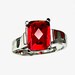 R2687R Classic Mt. St. Helens Ruby Red Helenite July - Etsy