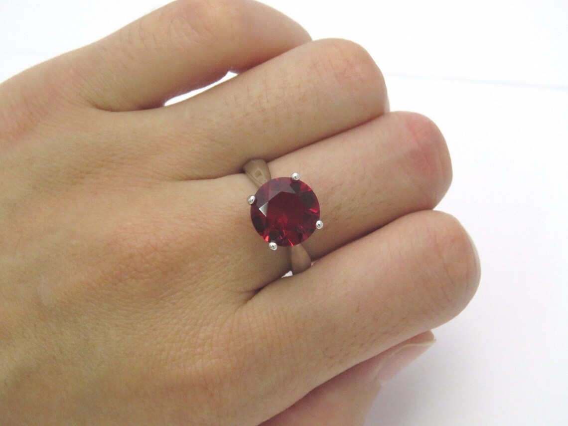 R81111S Classic Mt St Helens Helenite Ruby Red July Birthstone - Etsy