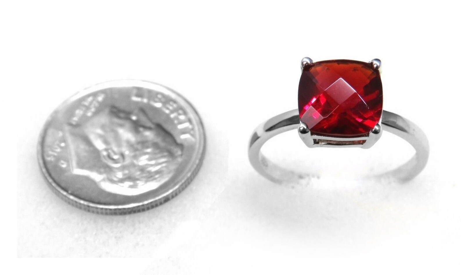 R90808R Classic Style Mt St Helens Helenite Ruby Red July - Etsy