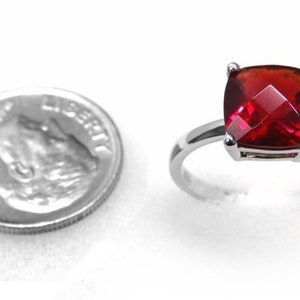 R90808R Classic Style Mt St Helens Helenite Ruby Red July Birthstone ...