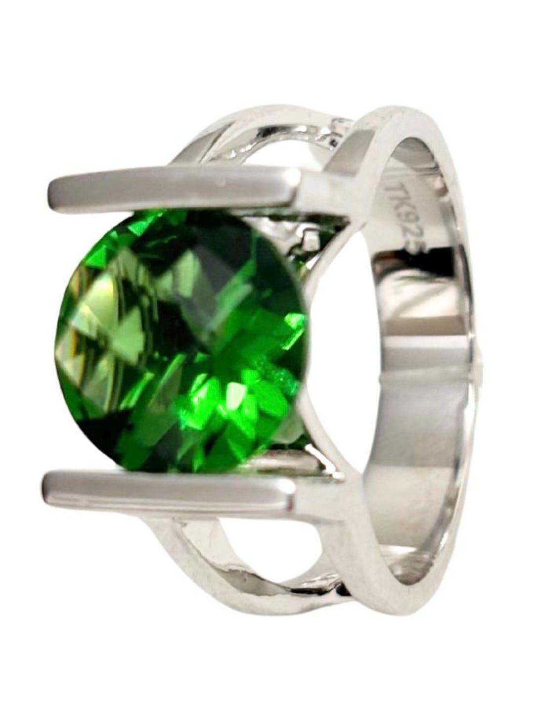 R0474s Classic Mt St Helens Green Helenite May Birthstone Sterling ...