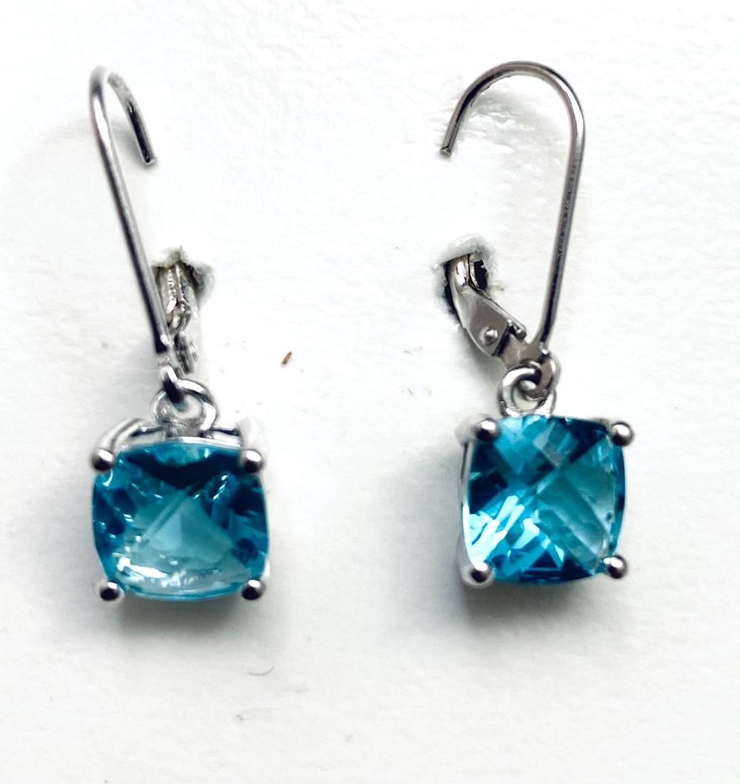 E90808L Fancy Style Mt St Helens Blue Helenite Cushion Cut 8x8mm ...