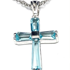 P157P Classic Mt St Helens Twilight Purple Helenite Cross White Gold ...