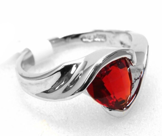 THLR-1847 Mt St Helens Helenite Ruby Red July Birthstone - Etsy