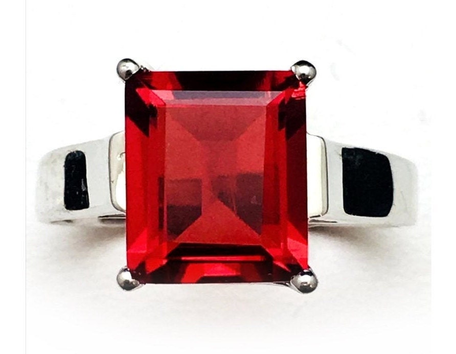 R0737S Classic Mt St Helens Helenite Ruby Red July Birthstone - Etsy