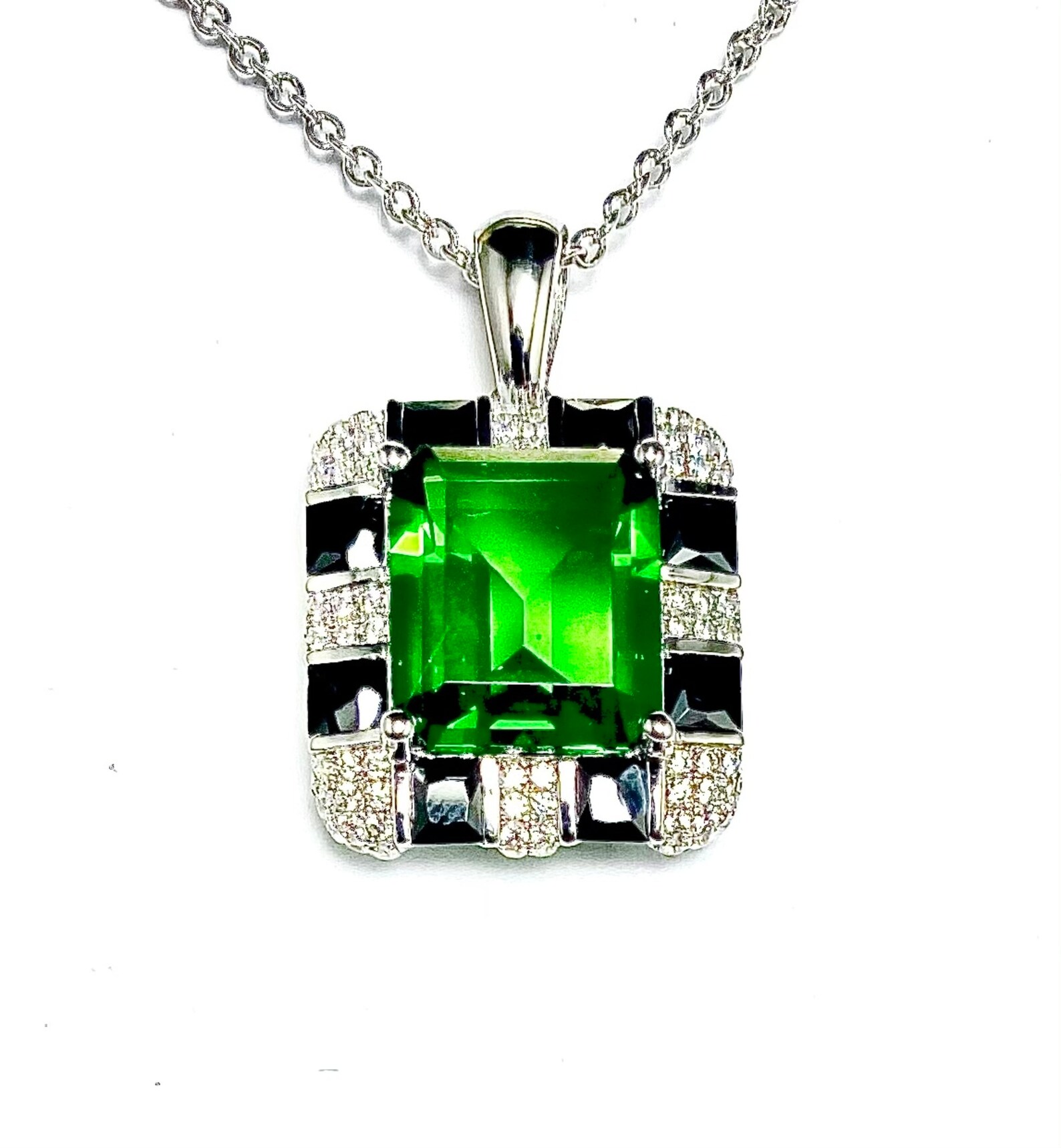 P7901G Fancy Green Mt St Helens Helenite Rectangle 10x12mm - Etsy