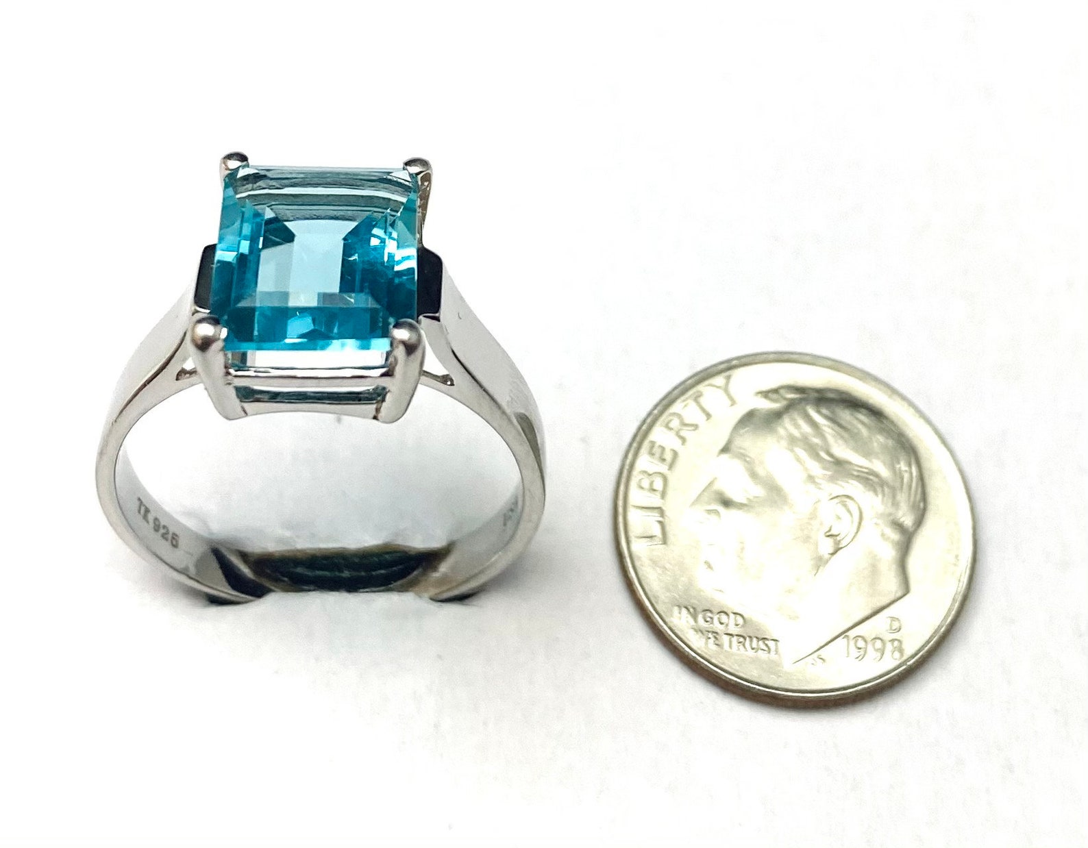 R0737S Classic Mt St Helens Blue Helenite November Birthstone | Etsy