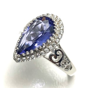 R6420 Victorian-style Mt St Helens Lavender Purple Helenite Gemstone ...