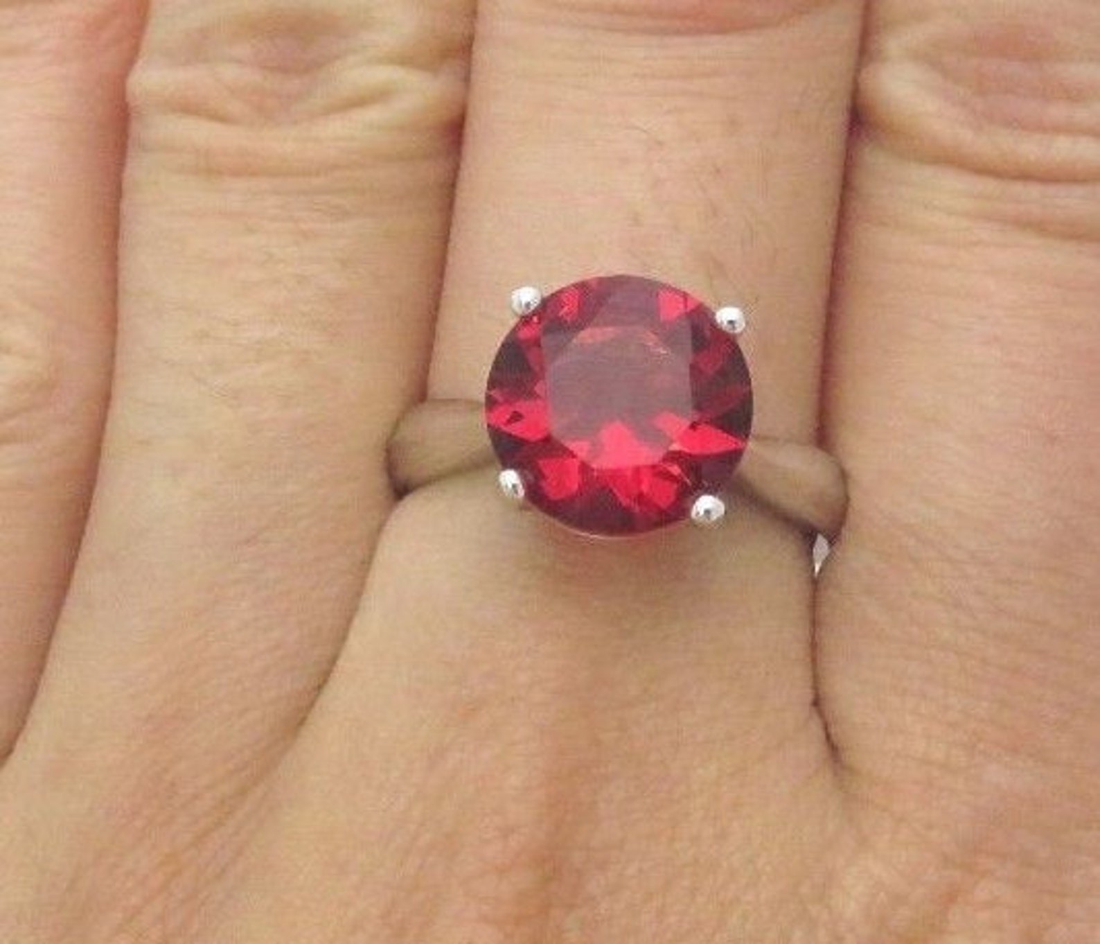 R81111S Classic Mt St Helens Helenite Ruby Red July Birthstone - Etsy