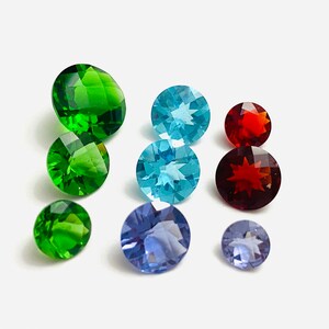 E80808B Classic Style Mt St Helens Blue Helenite Round 3ct Bezel Set ...